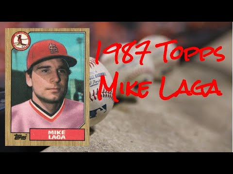 The Wholly Unnecessary Mess of 1987 Topps Mike Laga - YouTube