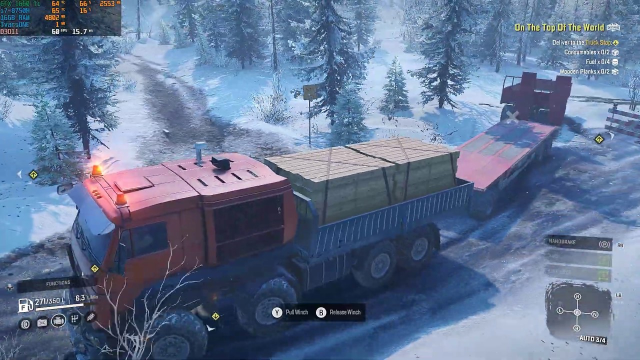 SnowRunner Walkthrough Part 122 - "On The Top Of The World" [2160p60 ...