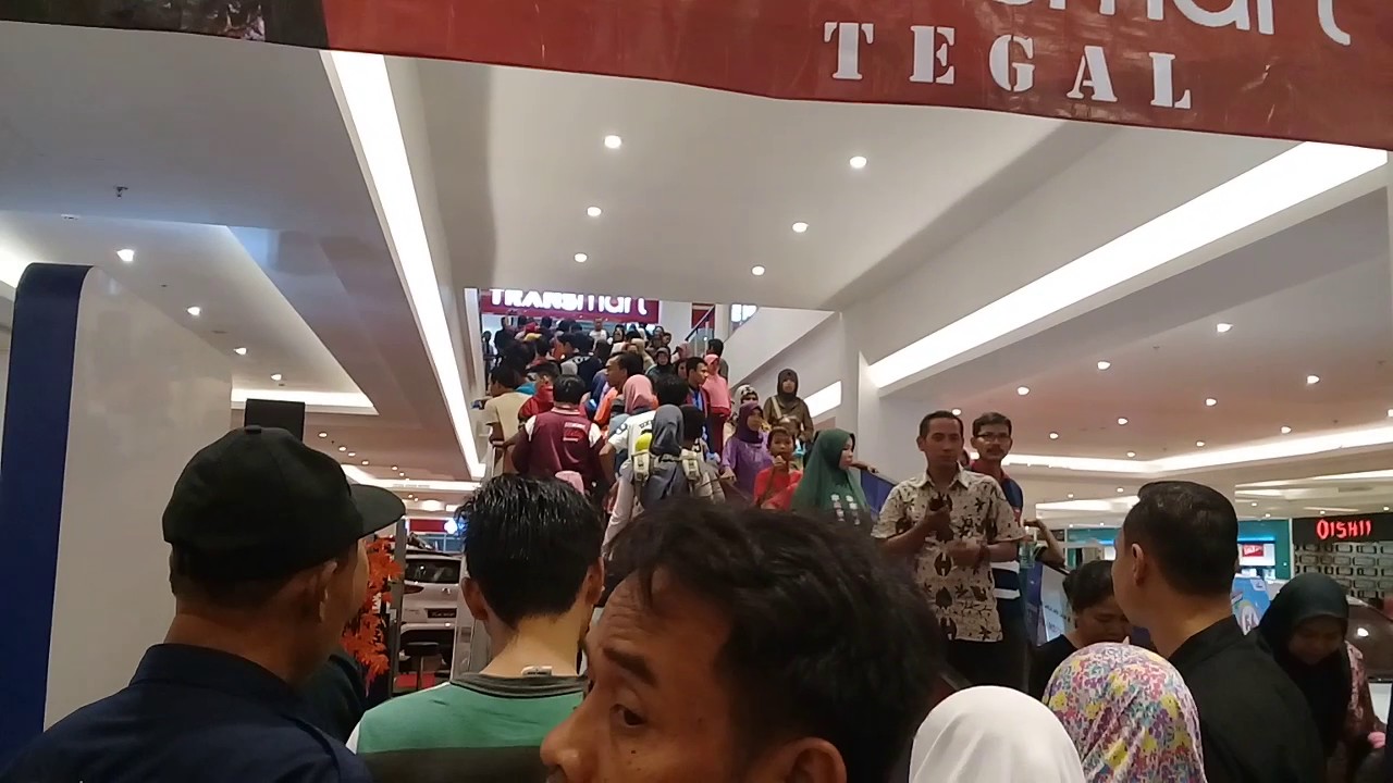 Opening Transmart tegal diresmikan langsung oleh wali kota Tegal - YouTube