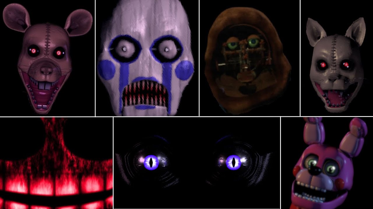 FNaC 3 Alternate Dimension All Jumpscares - YouTube