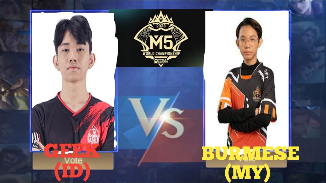 🔴LIVE!! NOBAR M5 PLAYOFF | GEEK FAM VS BURMESE GHOULS #mlbb # ...