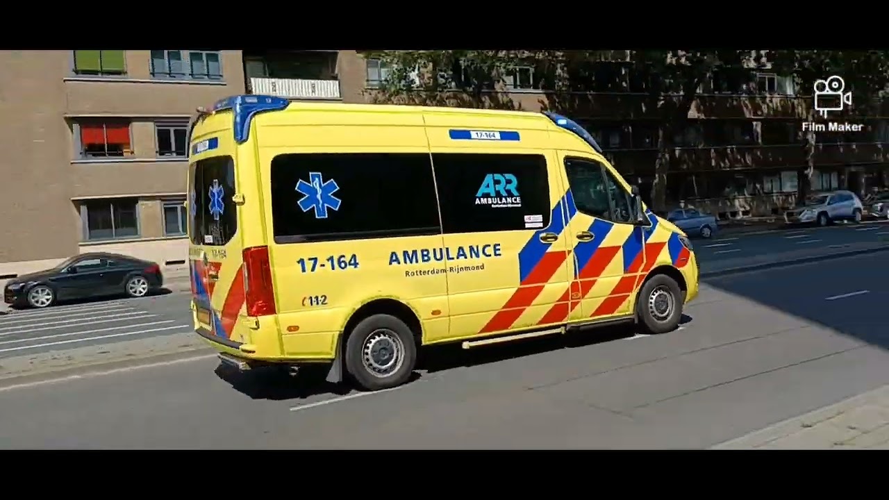 A1 Verschillende ambulance met spoed naar EMC Rotterdam - YouTube