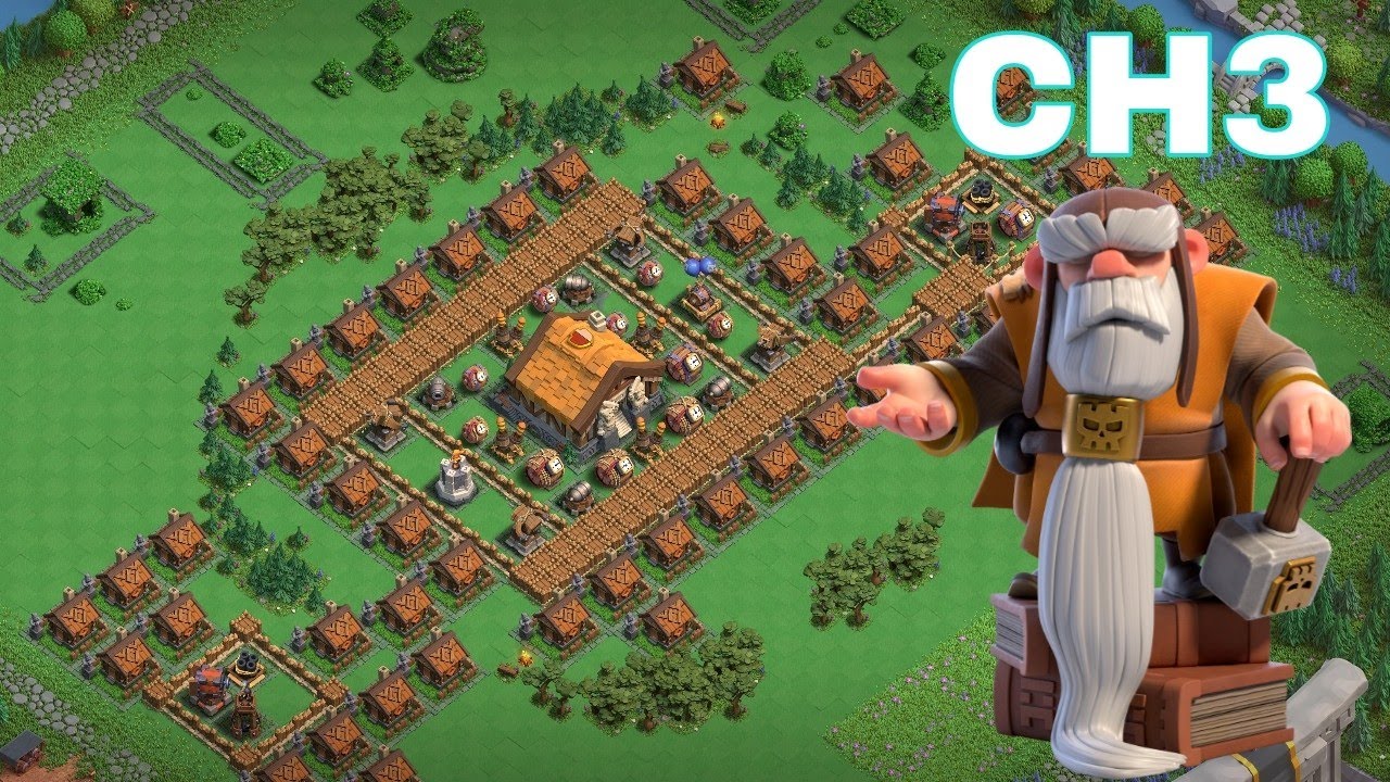 capital hall lvl 3 base - Clash Of Clan's. - YouTube