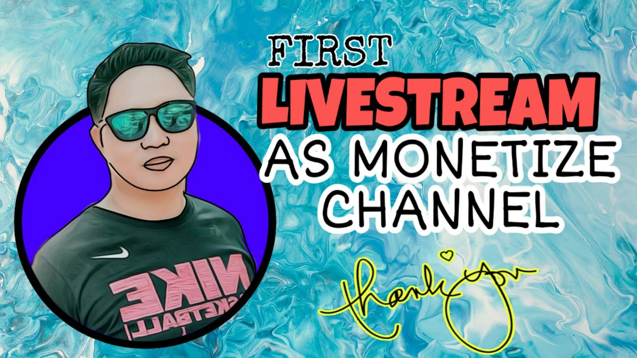 1st LIVESTREAM as Monitize Channel - YouTube
