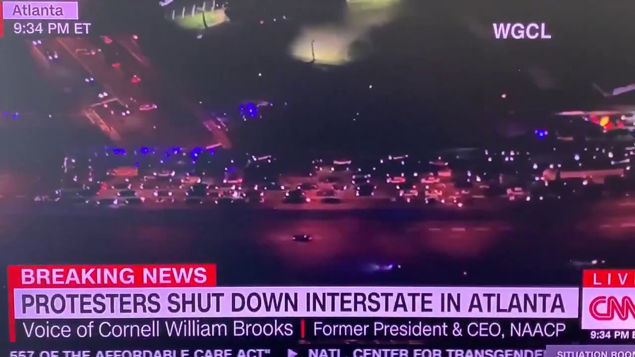 Protestors Shut Down City of Atlanta - YouTube