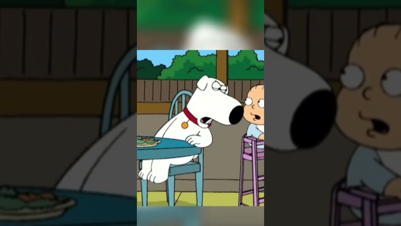 Family Guy: Brian screams at a baby - YouTube