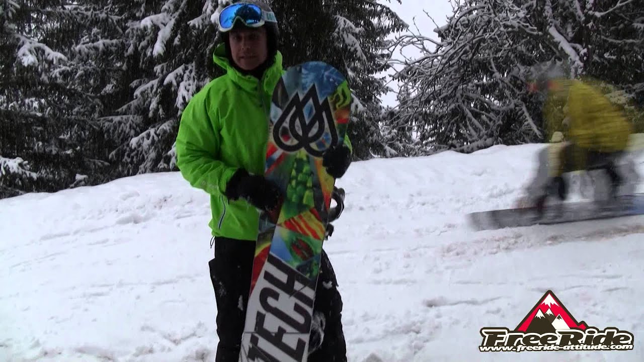 Test Snowboard Lib-Tech T.Rice 2015 - YouTube