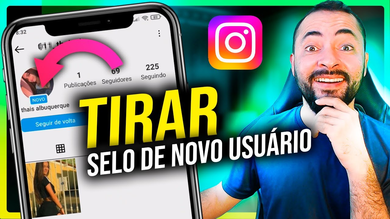 Como TIRAR o SELO de NOVO no Instagram (remover selo de NOVA CONTA ...