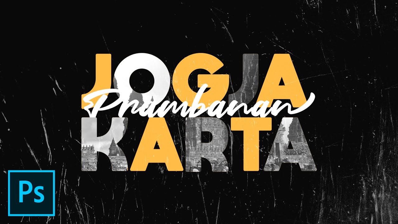 How To Fill Images In Text With Photoshop - Tutorial Photoshop CC 2020 ...