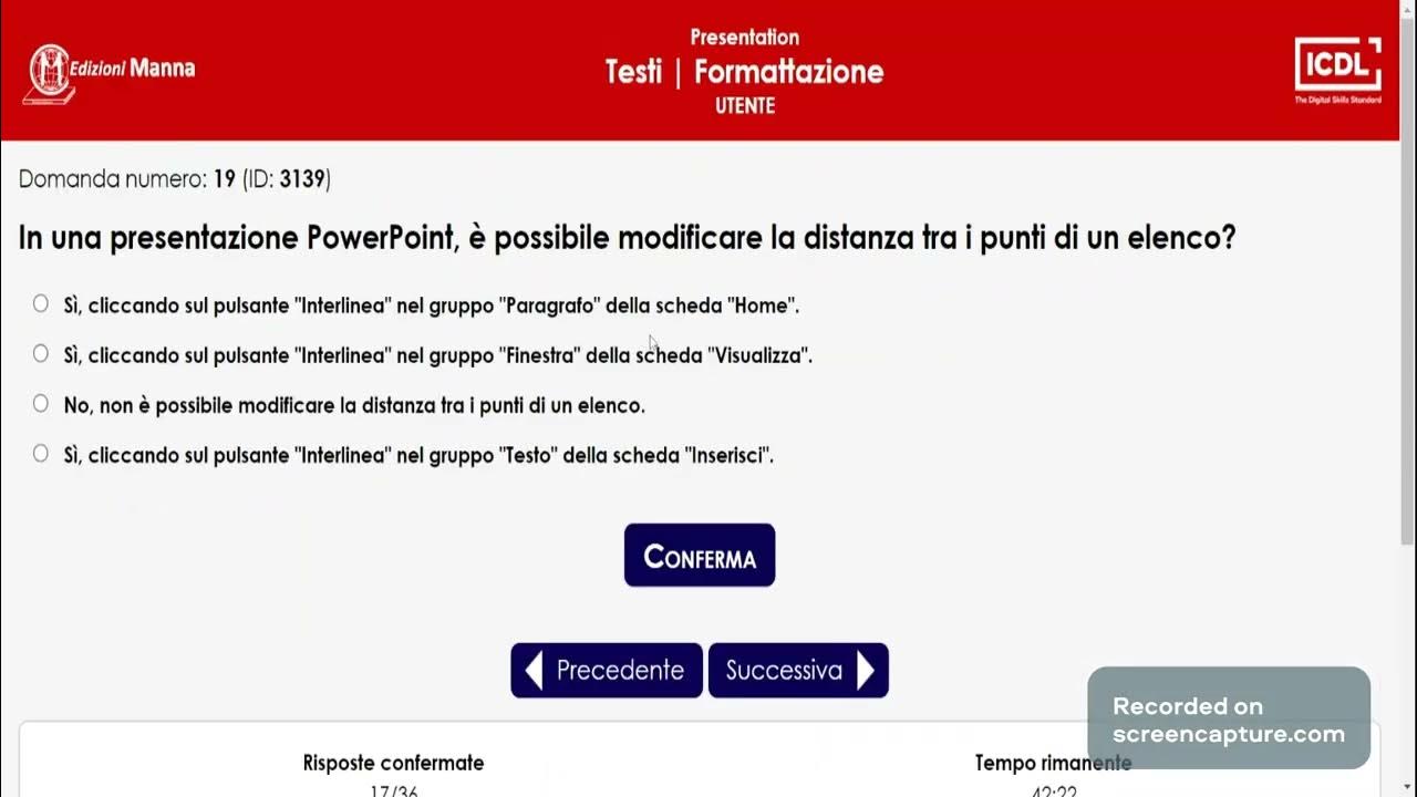 Simulazione esame ECDL su Power Point - YouTube