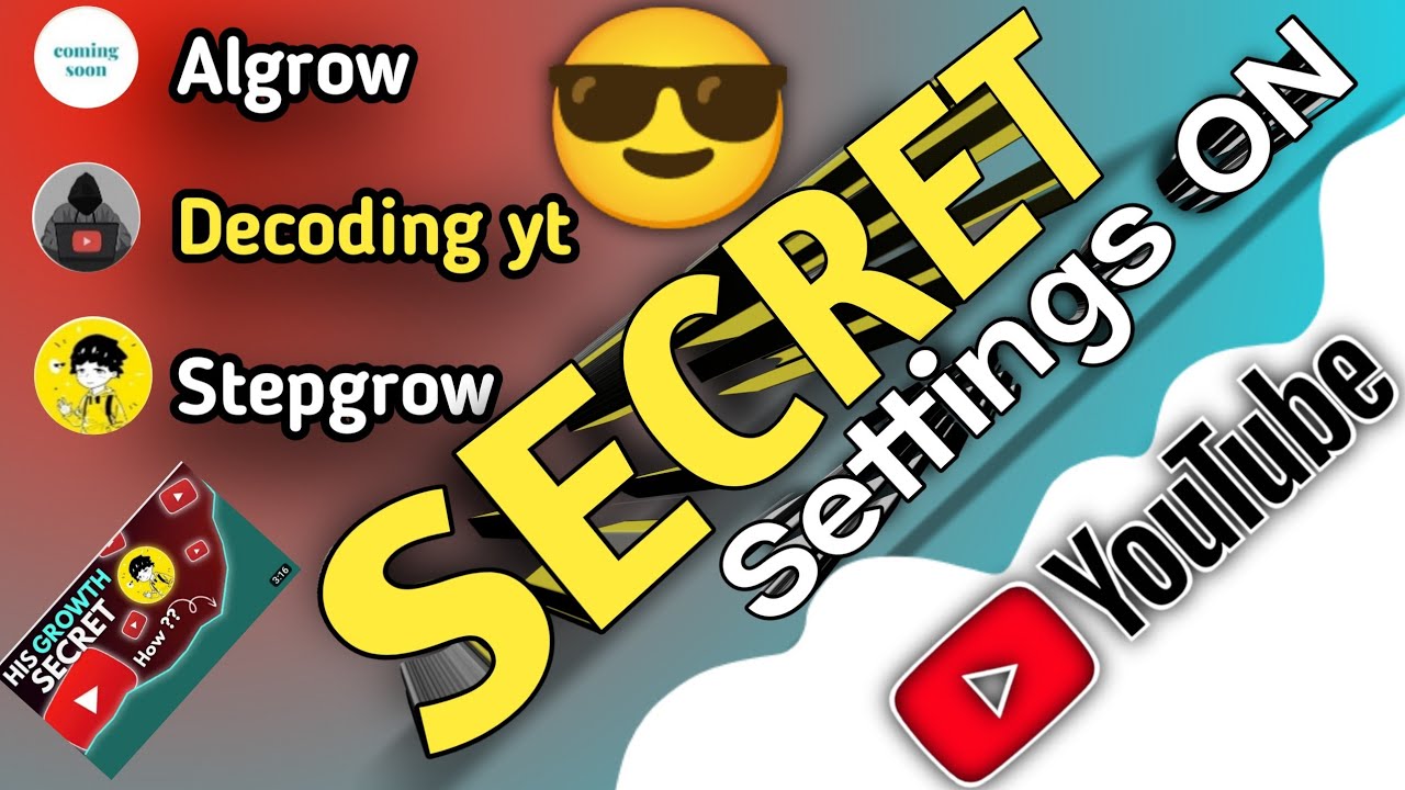 How To Secret Settings ON 😀 Stepgrow Decoding yt Algrow A Thakur ...