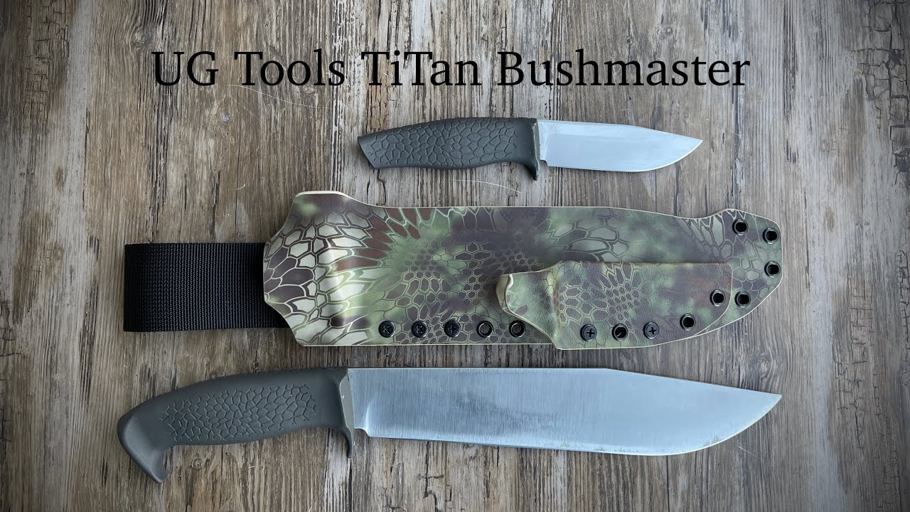 UG Tools TiTan Bushmaster Kydexscheide - YouTube