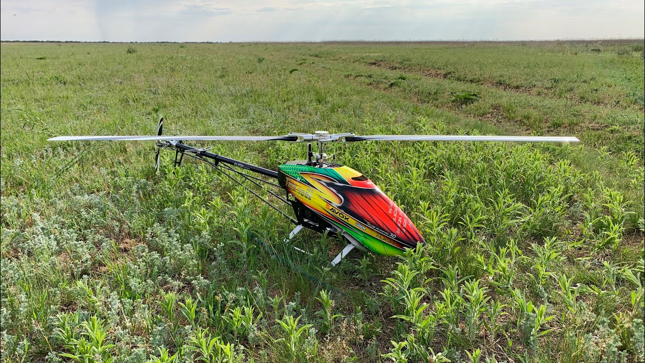 Align Trex 700E DFC test HRB Graphen - YouTube