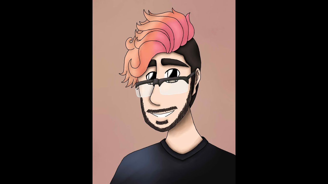 Pink Hair - Markiplier Speedpaint |Re-Upload| - YouTube