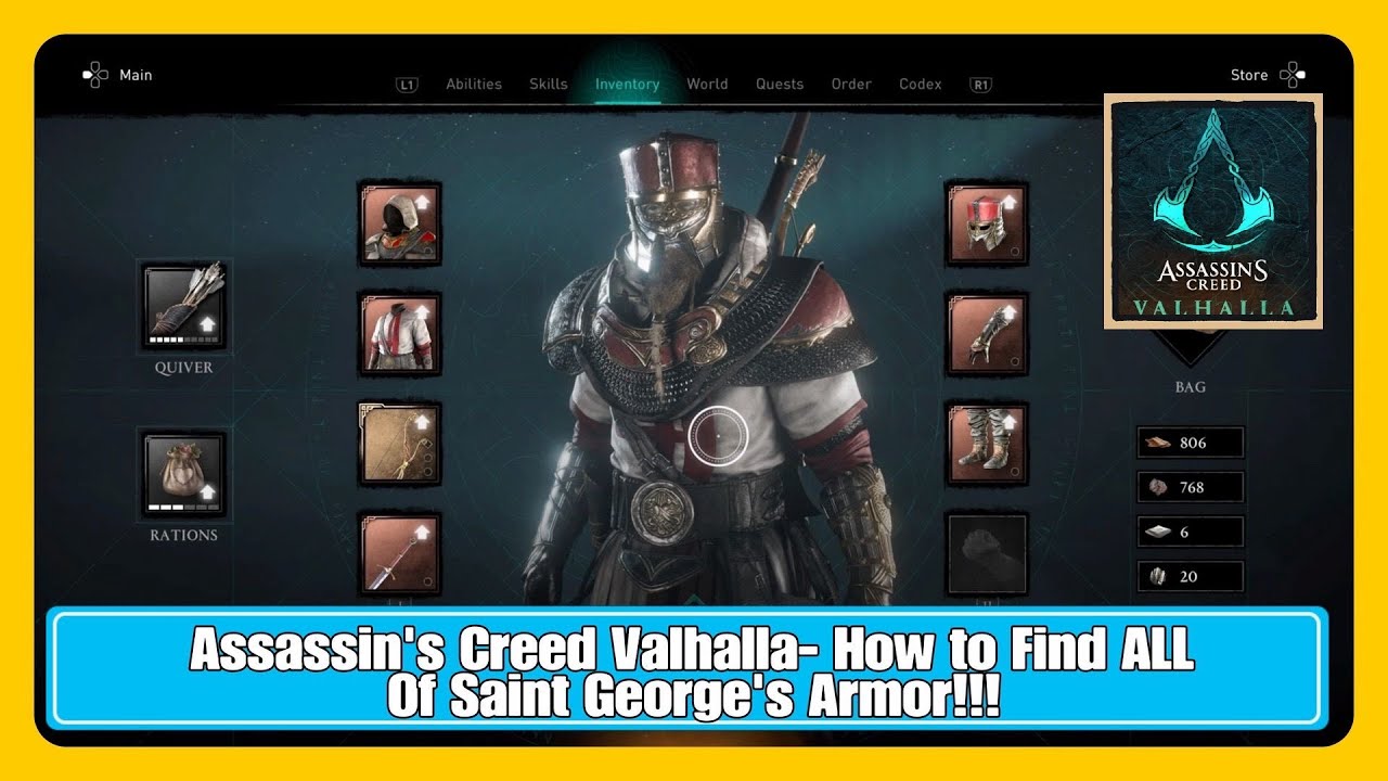 Assassin's Creed Valhalla- How to Find Saint George's Armor - YouTube