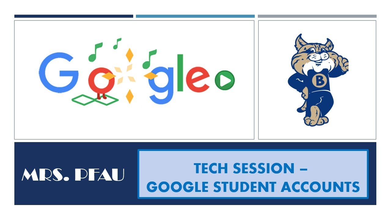 Student Directions for Google Student Account - YouTube