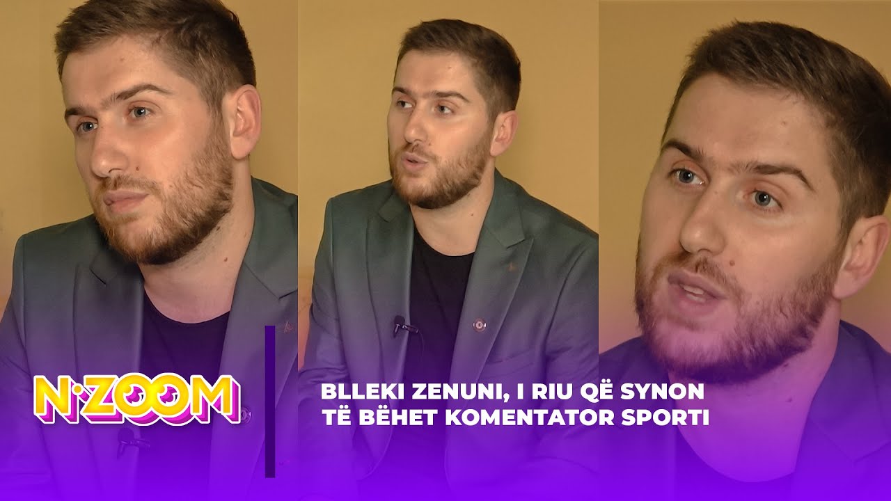 Blleki Zenuni, i riu që synon të bëhet komentator sporti - YouTube