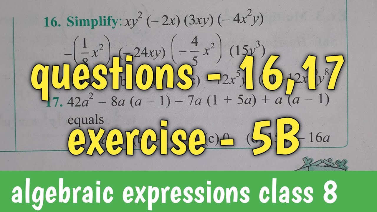 Questions 16 17 Exercise 5B Class 8th Maths S Chand Maths questions-16-17-exercise-5b-class-8th-maths-s-chand-maths