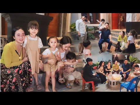 zoo siab ntxhais kaj siab thiab vauv lawv tuaj txog lawm nrog peb noj txiv ntoos - YouTube