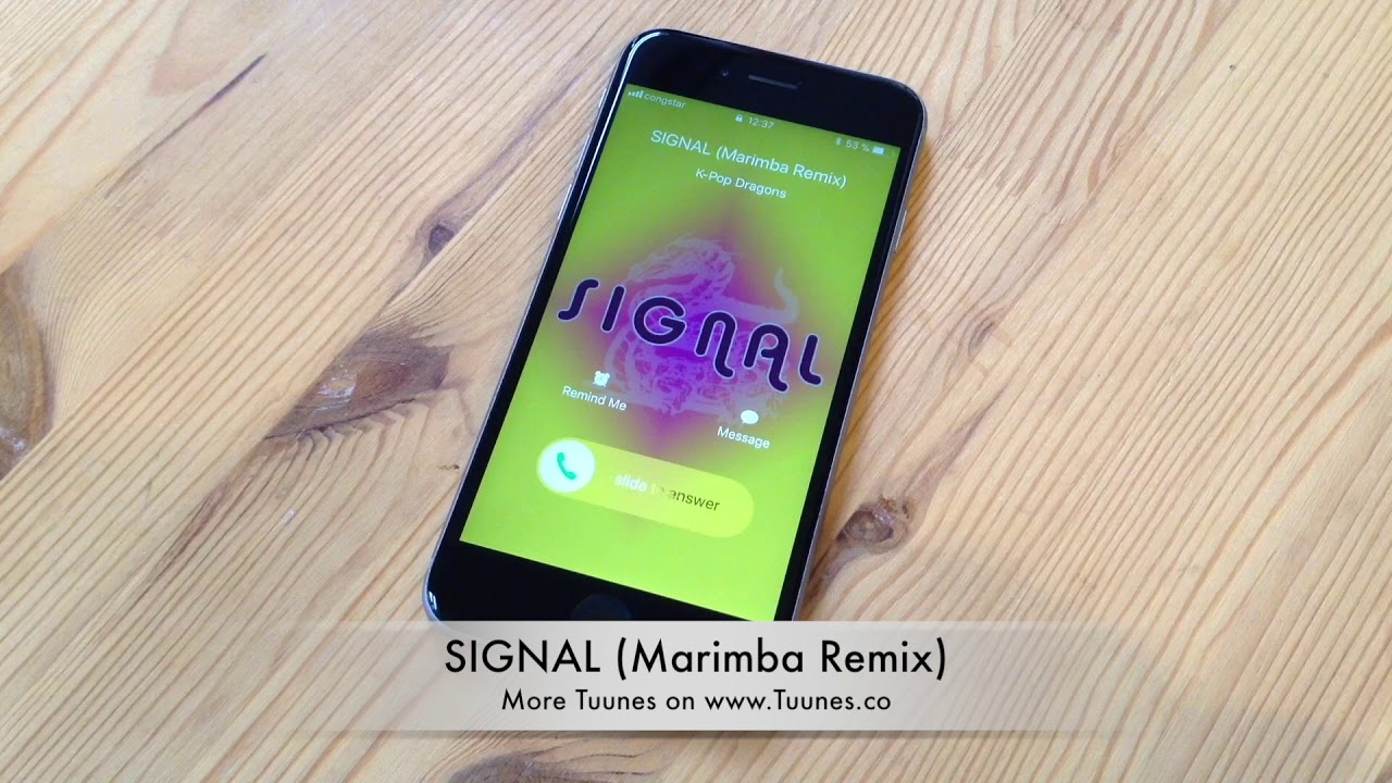 Signal Ringtone - TWICE Tribute Marimba Remix Ringtone - For iPhone & Android - YouTube