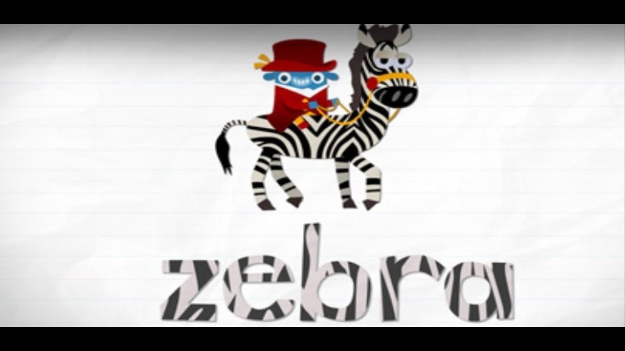 Letter Z - ZEBRA - Endless Reader - YouTube