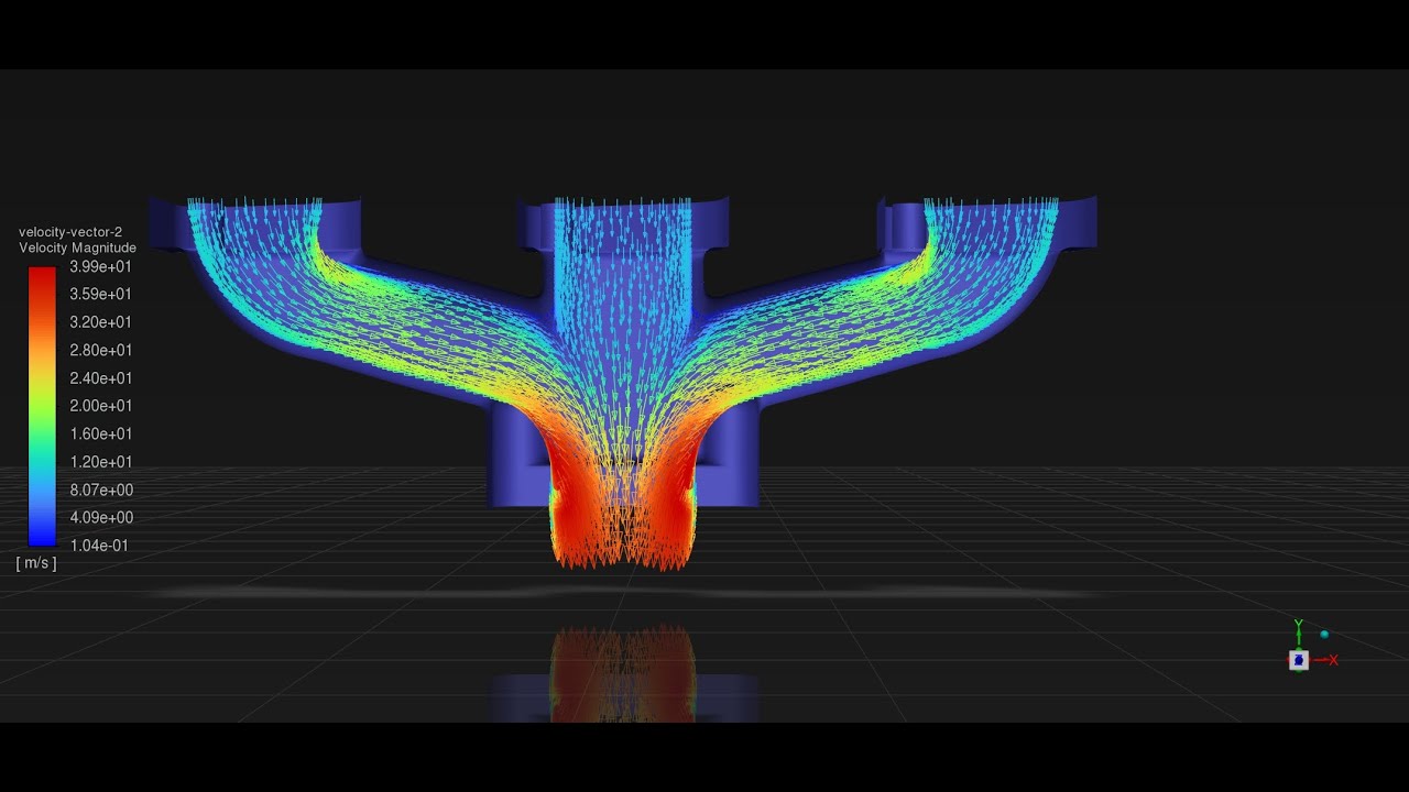 Fluid Flow in an Exhaust Manifold – Part 04 | Ansys Fluent Postprocessing Session 01 - YouTube
