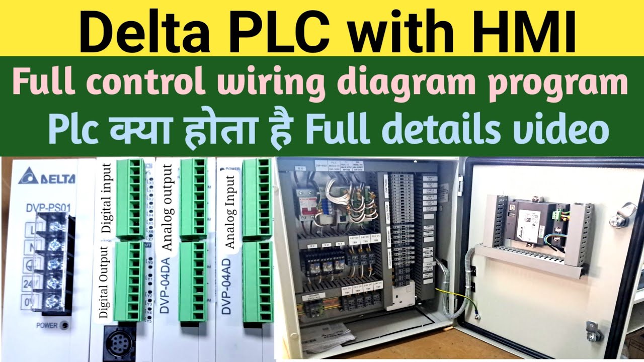 Wiring Diagrams Explained: Delta PLC Control - YouTube