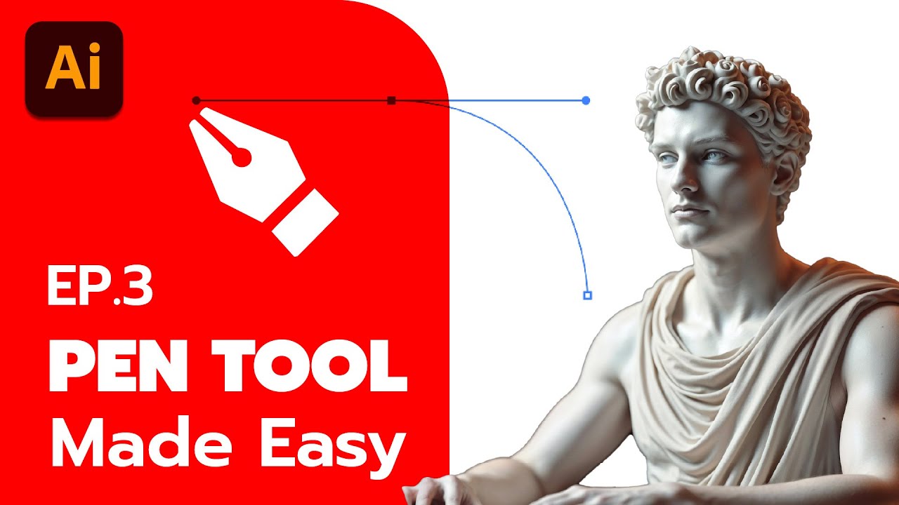 Mastering the Pen Tool in Illustrator | Pen Tool + Quick Pen Explained ...