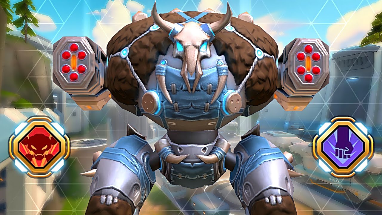 Juggernaut with Missile Rack 12 - Mech Arena - YouTube