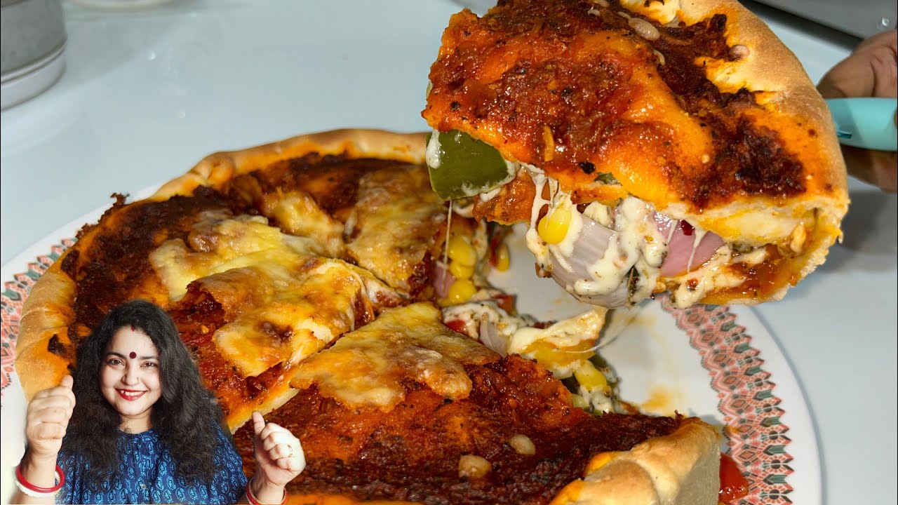 CHICAGO STYLE DEEP DISH PIZZA RECIPE | DEEP DISH PIZZA RECIPE | HOW TO ...