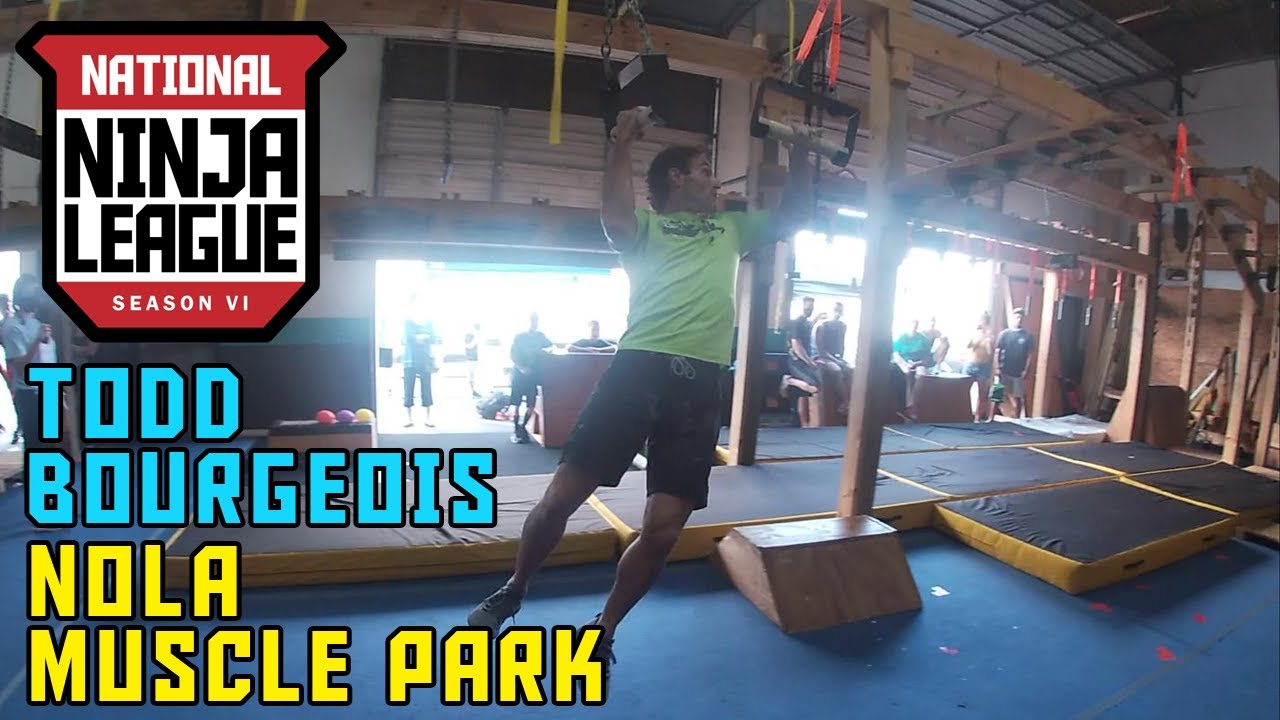 Todd Bourgeois 2nd Place NOLA Muscle Park | National Ninja League ...