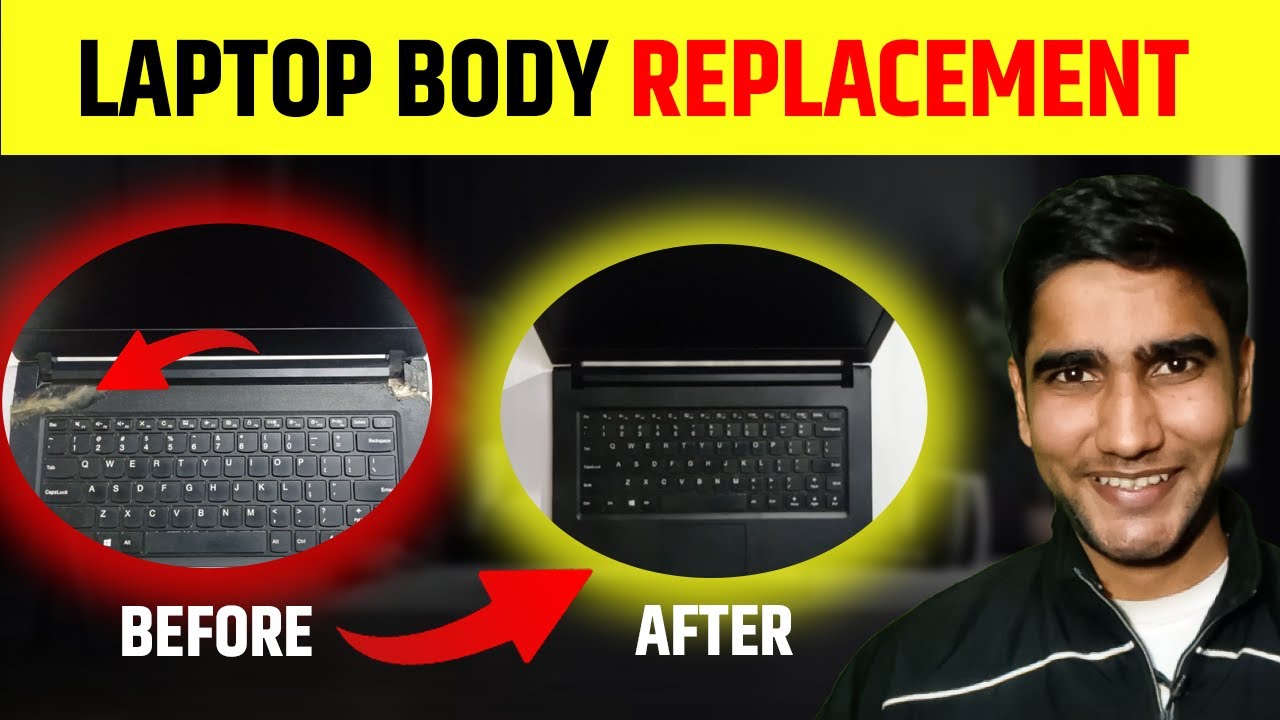 Laptop Body Repair | Lenevo E41-15 | Broken Base Complete Replace ...