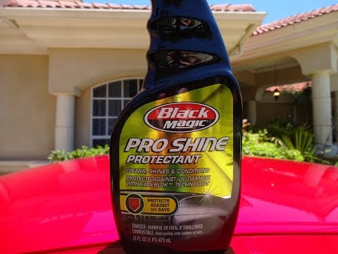 Black Magic Pro Shine Protectant Review and Test Results on my 2013 ...