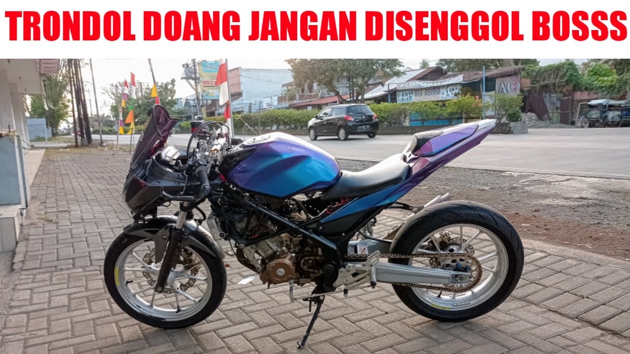 TRONDOL DOANG KENCENG KAGAK | SENSASI RIDING PAKE CBR TRONDOL 😈 - YouTube