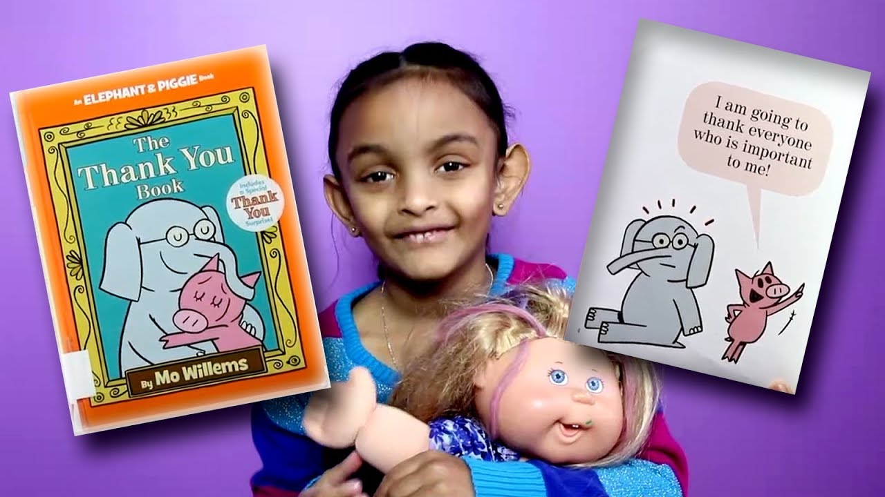 Book Reading : The thank you book - By Mo Willems - YouTube