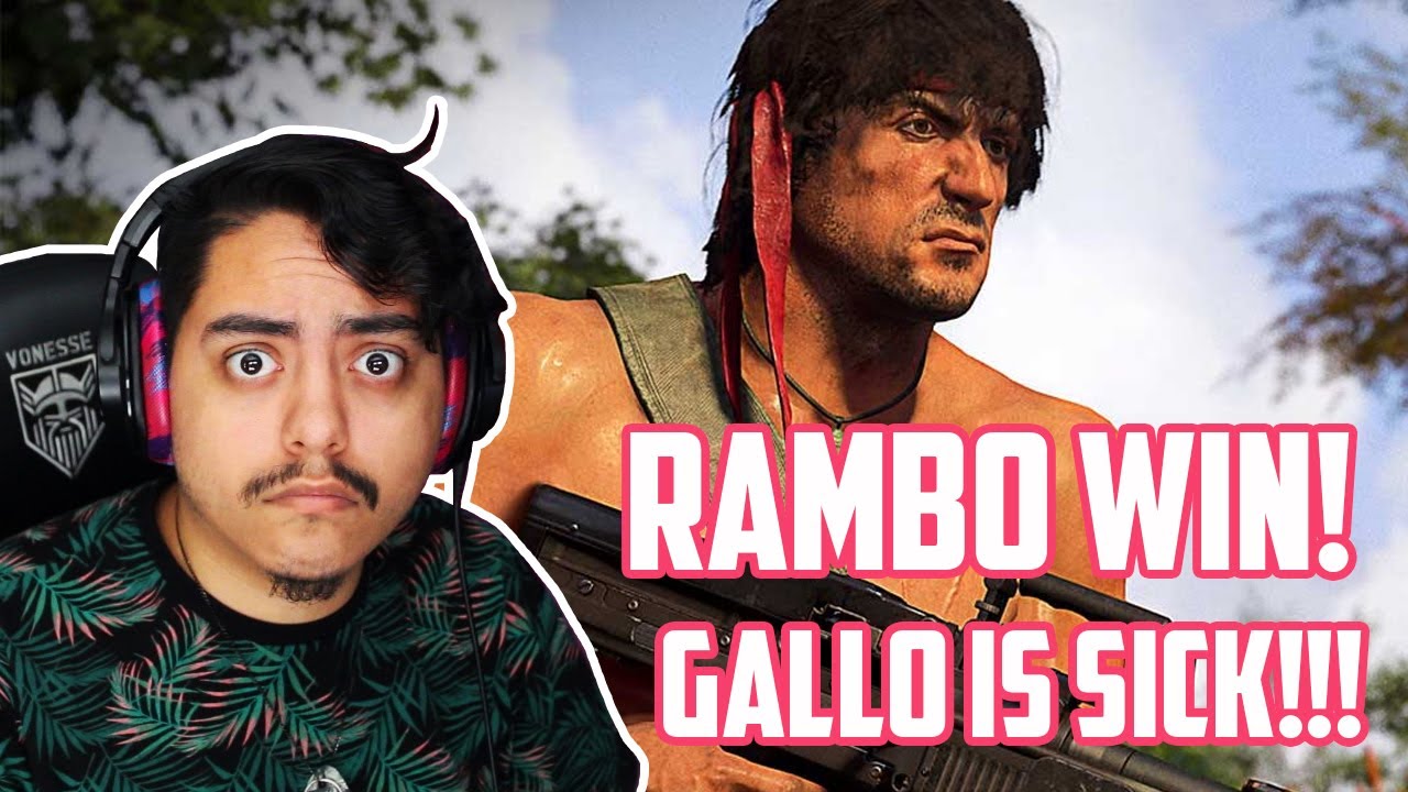 Call of Duty Warzone - THE GALLO IS INASNE! RAMBO SKIN WIN!!! - YouTube