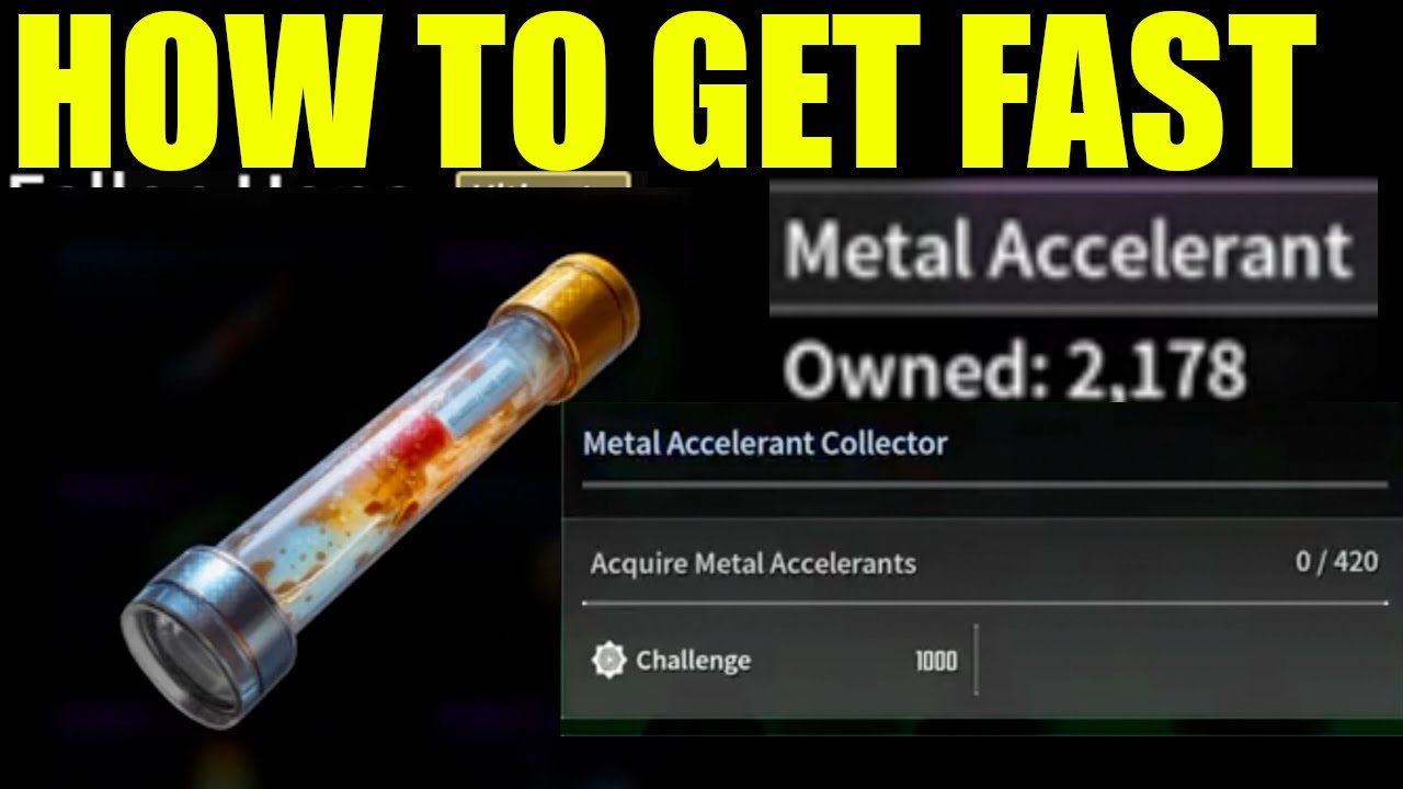 Aquire metal accelerant The First Descendant (420/420) - YouTube