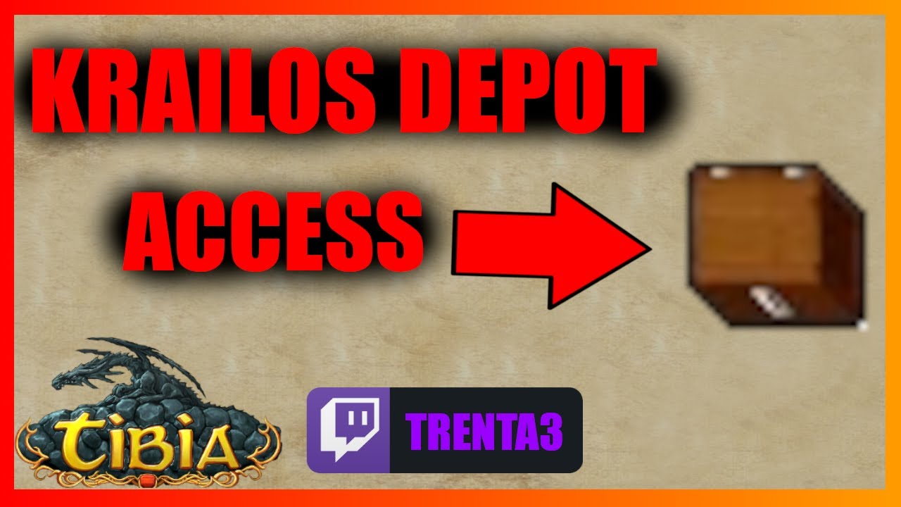 ACCESS KRAILOS DEPOT | TIBIA GUIA ESPAÑOL | KRAILOS QUEST PARTE 1 - YouTube