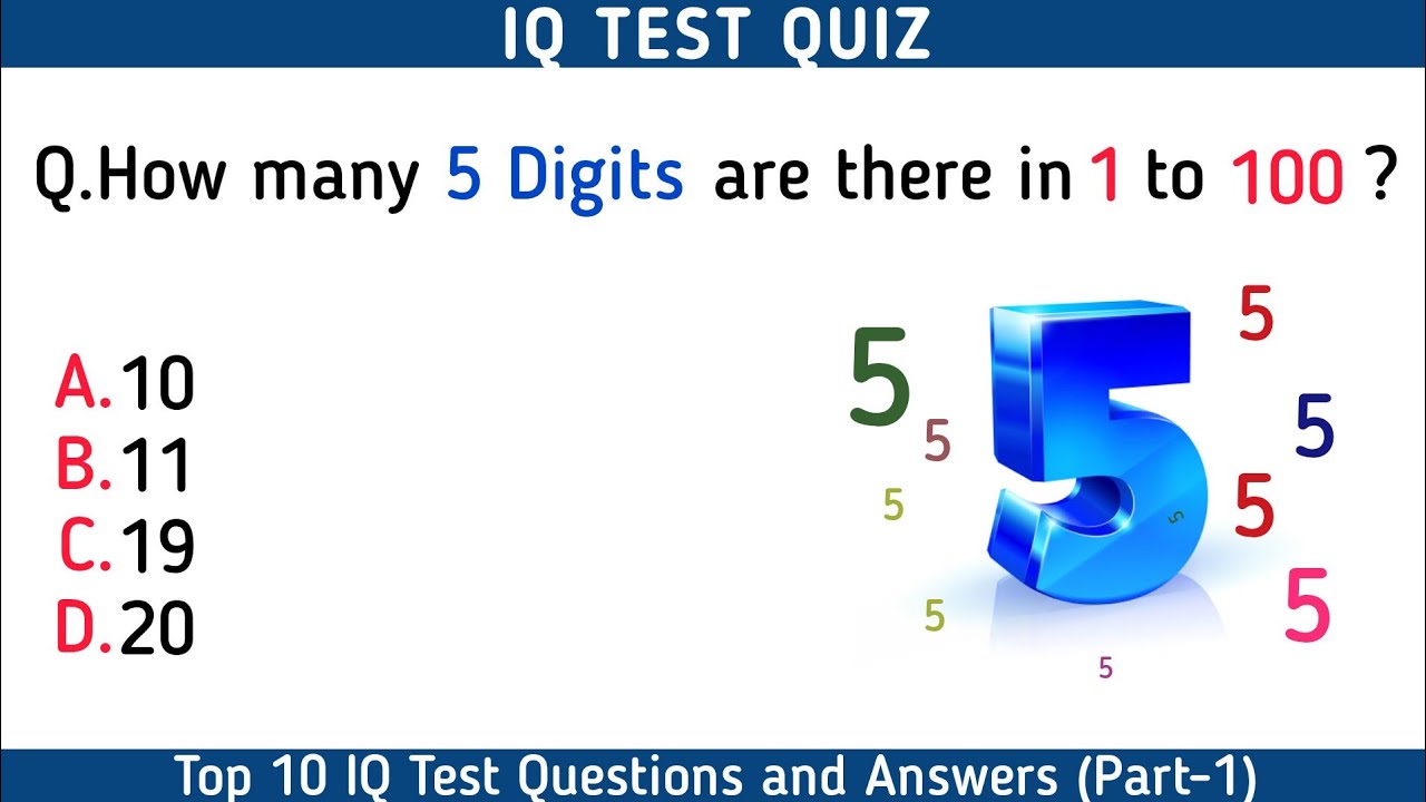 IQ Test GK Questions and Answers | Test Your General Knowledge IQ | IQ ...