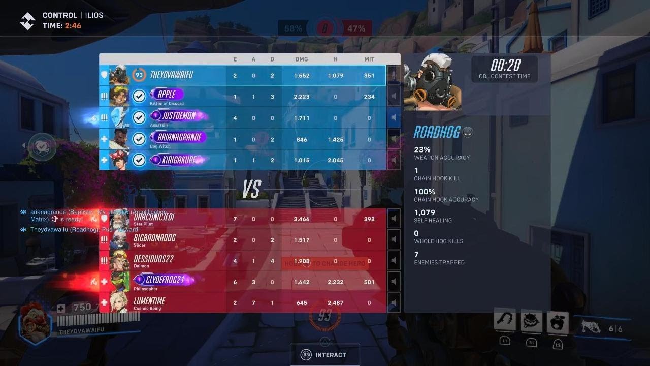 Overwatch 2 hooking 3 in the roll - YouTube