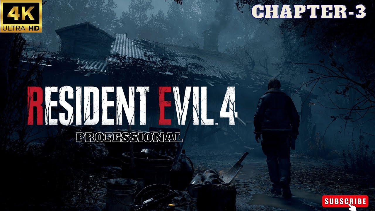 RE4 REMAKE CHAPTER 3 | PROFESSIONAL | No Commentary | Unlimited bullets ...