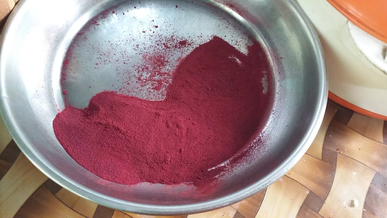 Home made beetroot powder 💕💕 - YouTube