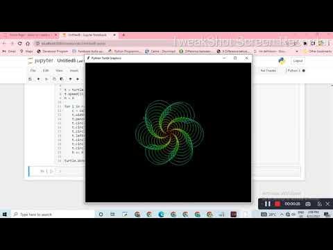 awesome design 19 || Python turtle graphics || Python for beginners || Study easier by Pooja ...