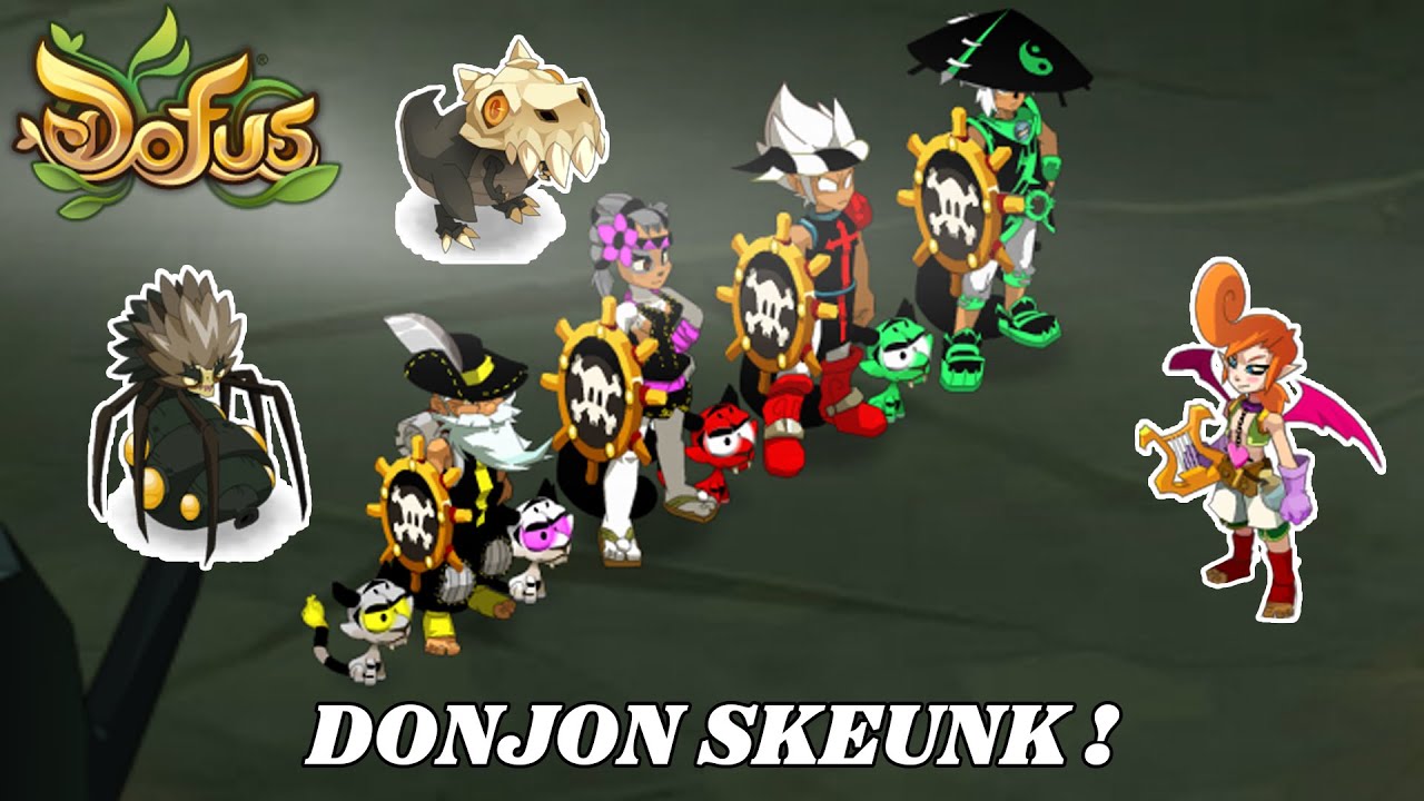 LE DONJON SKEUNK - TOUR DU MONDE - DOFUS - YouTube