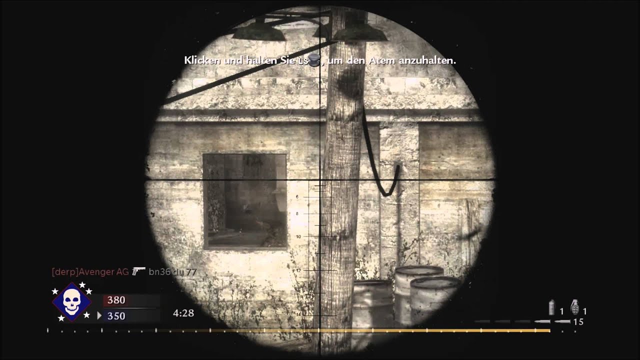 Call of Duty World at War Sniper Springfield Headshot Compilation 1080p ...