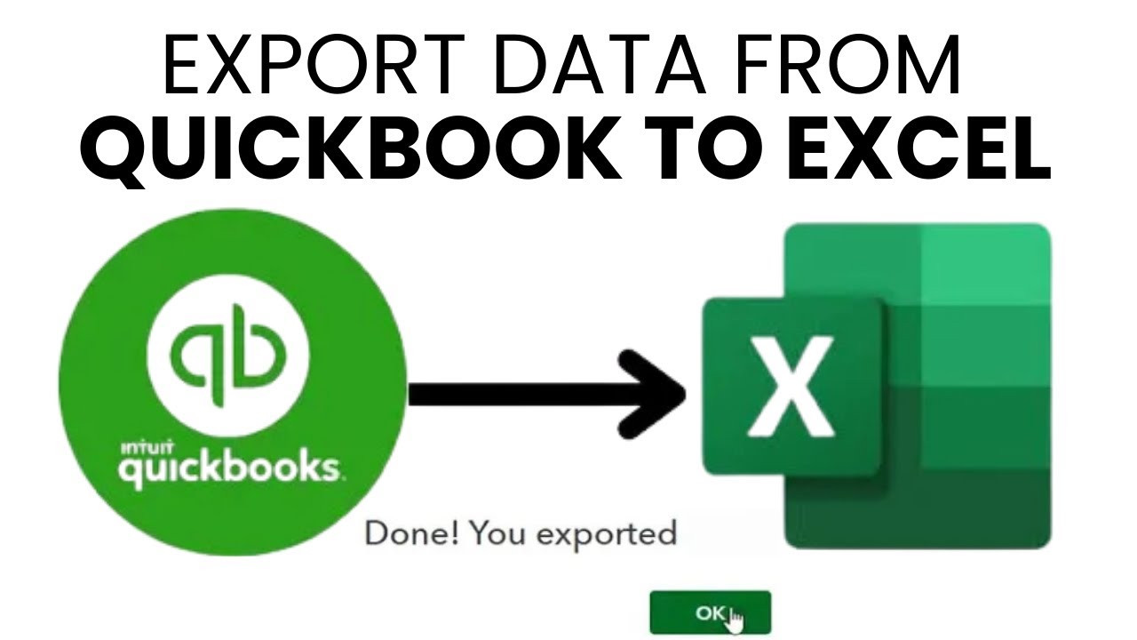 How to Export Data From QuickBooks to Excel 2025 (Step-by-Step) - YouTube