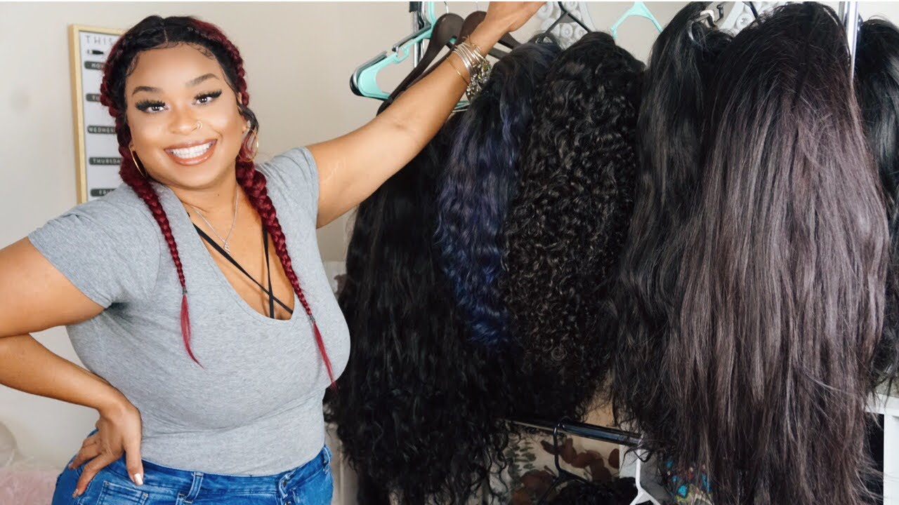 MY WIG COLLECTION!! 45 WIGS | Part 1 - YouTube
