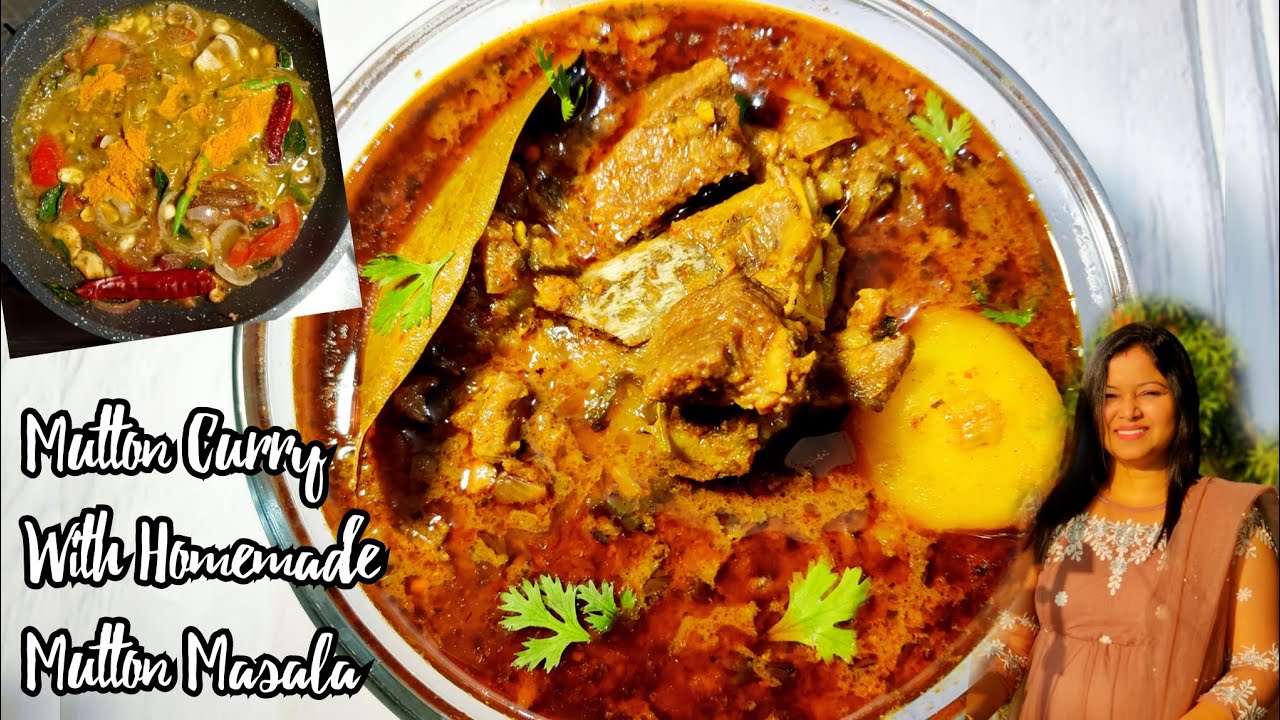 Mutton Curry || Special Mutton Curry With Home Made Mutton Masala ...