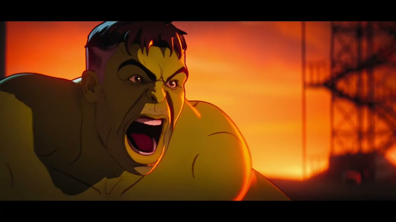 Marvel's What If Episode 5 - Zombie Wanda Vs. Hulk Fight Scene - YouTube