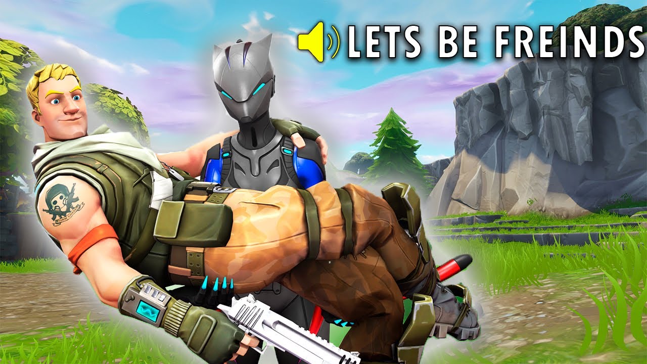 Trying To Make Friends In Fortnite - YouTube